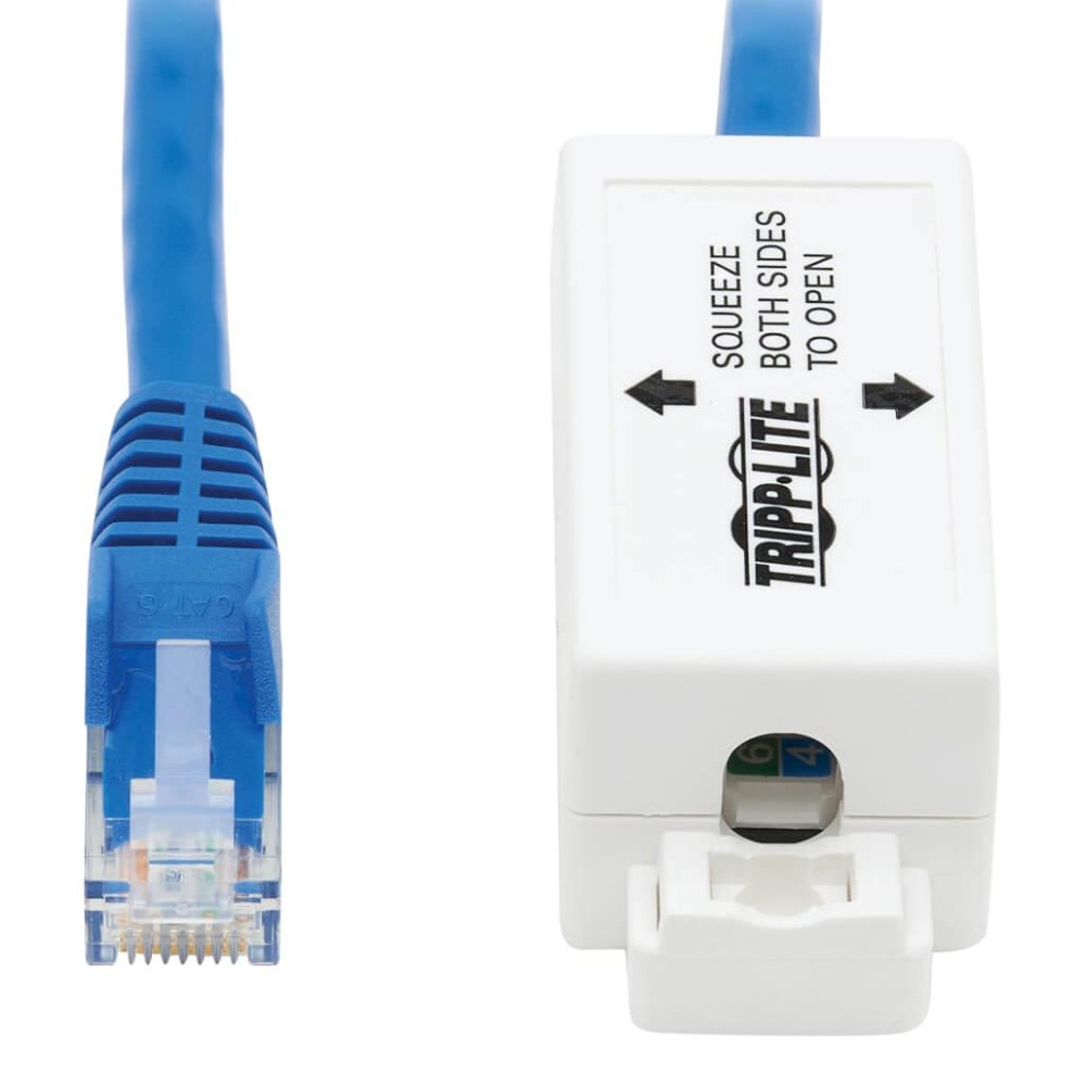 PATCH CORD RJ45 PLUG-JUNCTION BOX 18inch N237-P18N-WHSH Tripp Lite製｜電子 ...