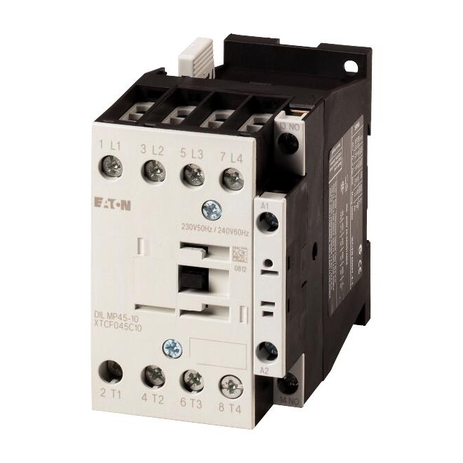 CONTACTOR 4P+1N/O 45A/AC1 DILMP45-10(230V50HZ,240V60HZ) Eaton製｜電子部品・半導体 ...