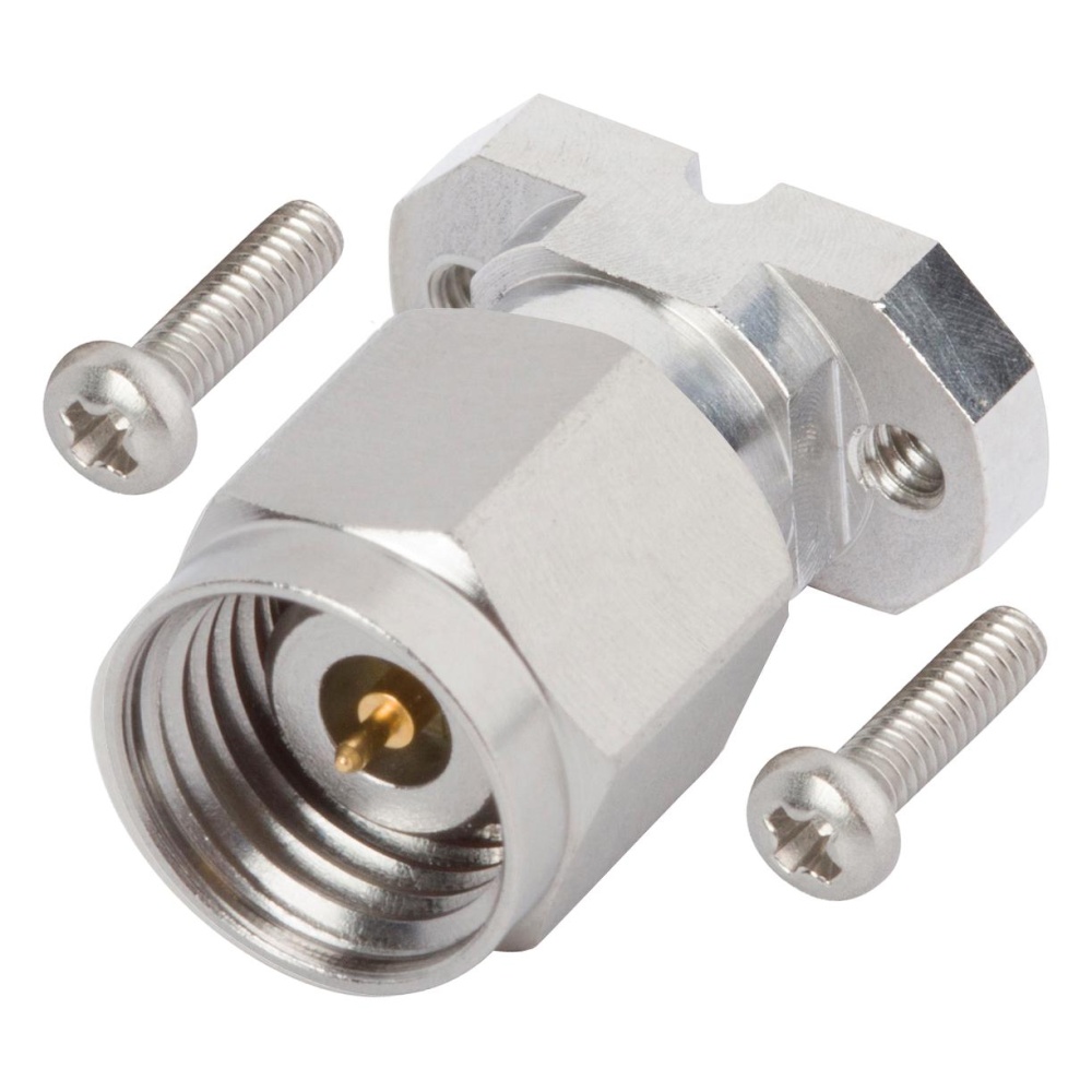 2.4MM PLUG CONN 50 OHM FLANGE SCREW SF1611-60021-2S Amphenol SV ...
