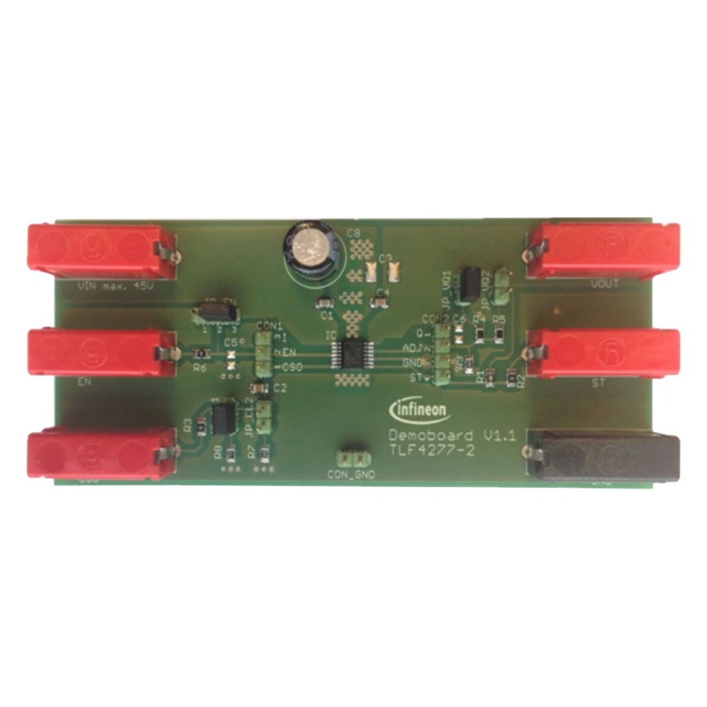 DEMO BOARD LOW DROPOUT LINEAR REGULATOR DEMOBOARDTLF42772ELTOBO1 インフィニ ...