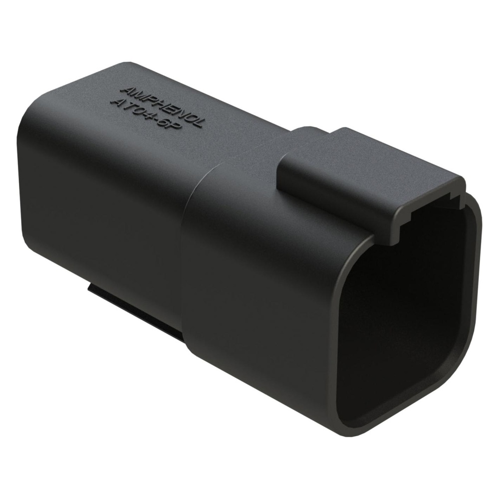 AUTOMOTIVE HOUSING RCPT 6POS IP67 AT04-6P-BLK AMPHENOL SINE/TUCHEL製｜電子 ...
