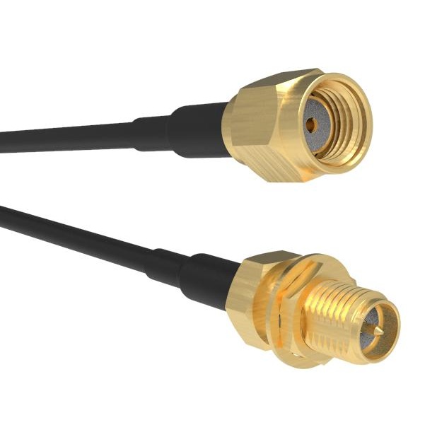 RF CABLE SMA RP PLUG-BHD JACK 12inch 095-902-537-012 Amphenol RF製｜電子部品 ...