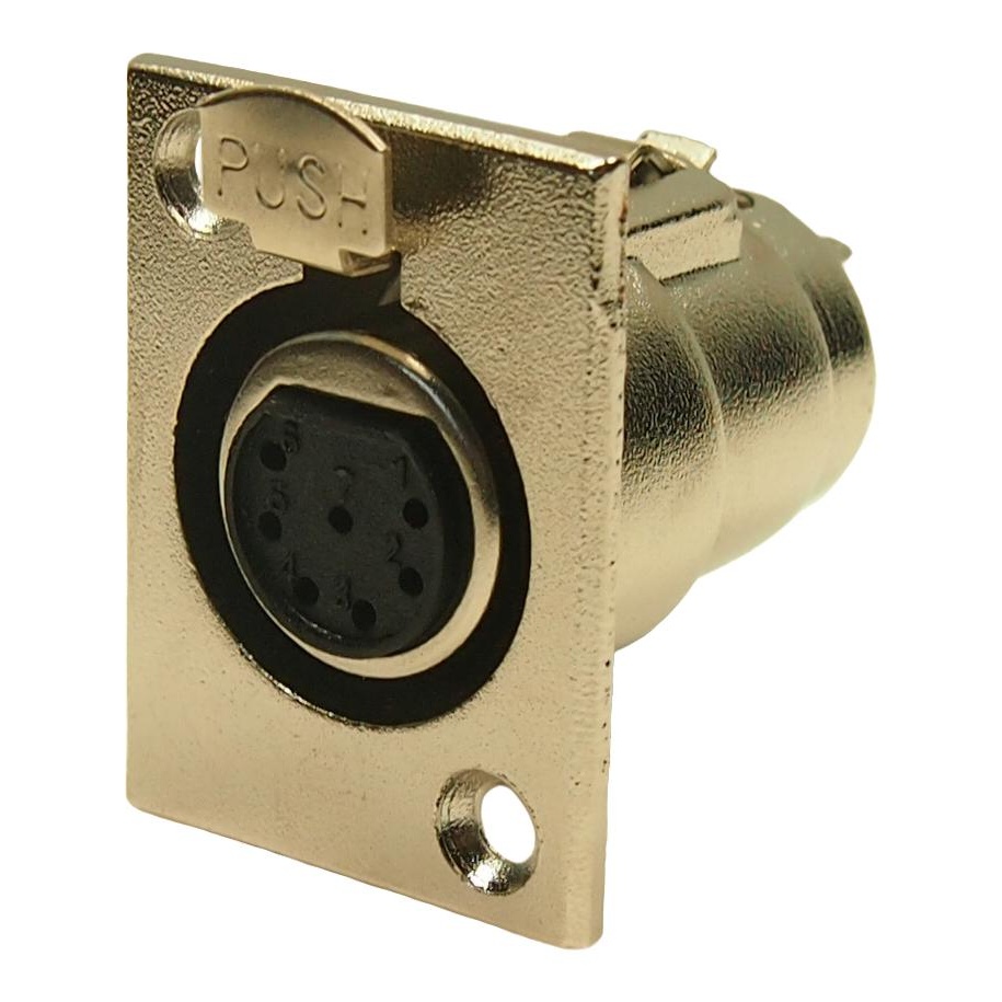 XLR CONNECTOR SOCKET 7POS PANEL FC6187 CLIFF ELECTRONIC COMPONENTS製｜電子 ...