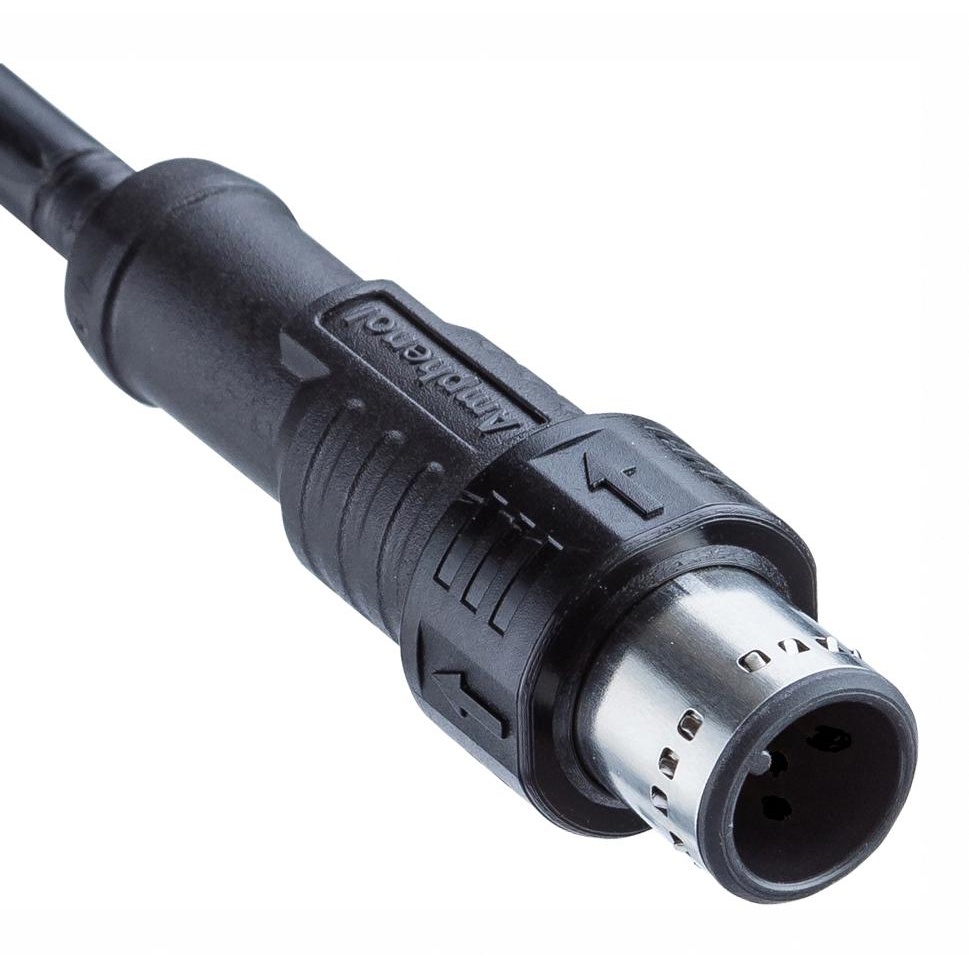 SENSOR CORD 17P M12 PLUG-FREE END 4M M12A-17BMMM-PL8D04 Amphenol LTW製 ...