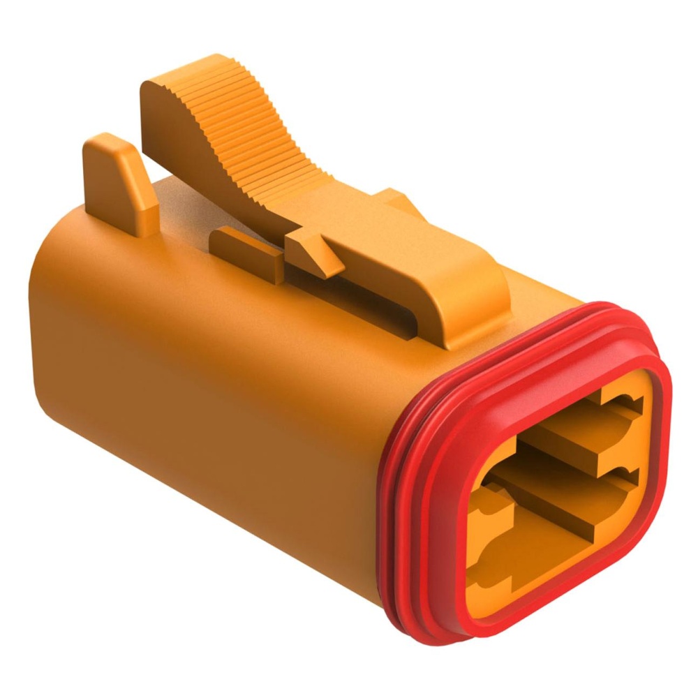 AUTOMOTIVE HOUSING PLUG 4POS 13A ORG AT06-4S-ORG AMPHENOL SINE/TUCHEL製 ...