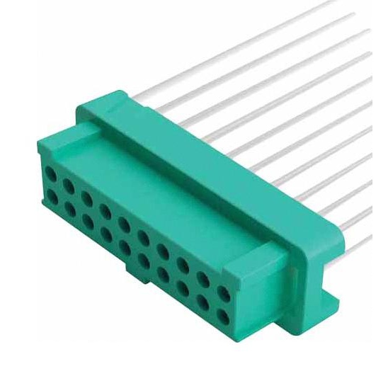 CABLE ASSY GECKO RCPT-FREE END 150MM G125-FC12005L0-0150L Harwin Inc.製 ...