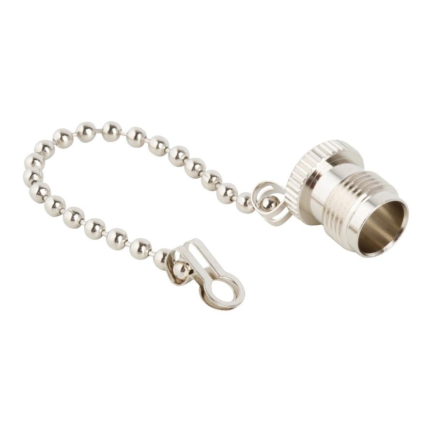 DUST CAP W/ CHAIN TNC PLUG CONN BRASS 122486 Amphenol RF製｜電子部品・半導体通販のマルツ