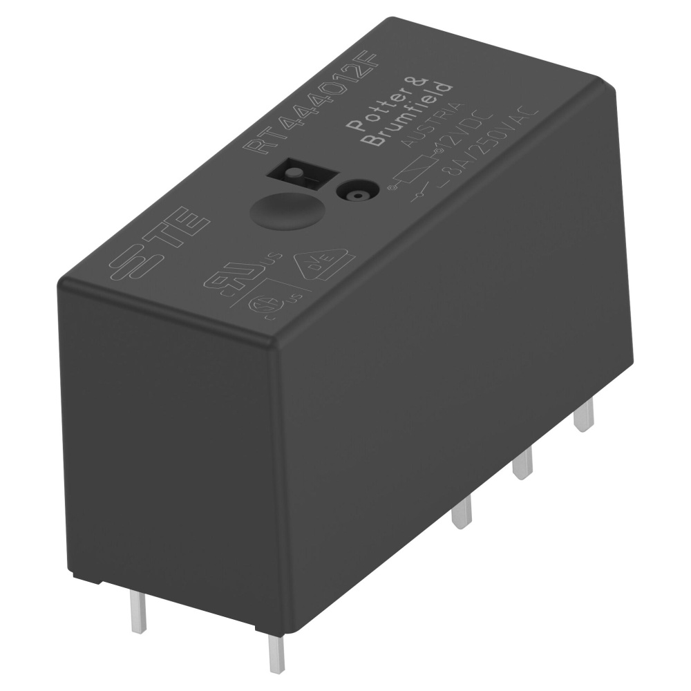 POWER RELAY DPDT 12VDC 8A THT 2-1393237-8 Potter & Brumfield Relays ...