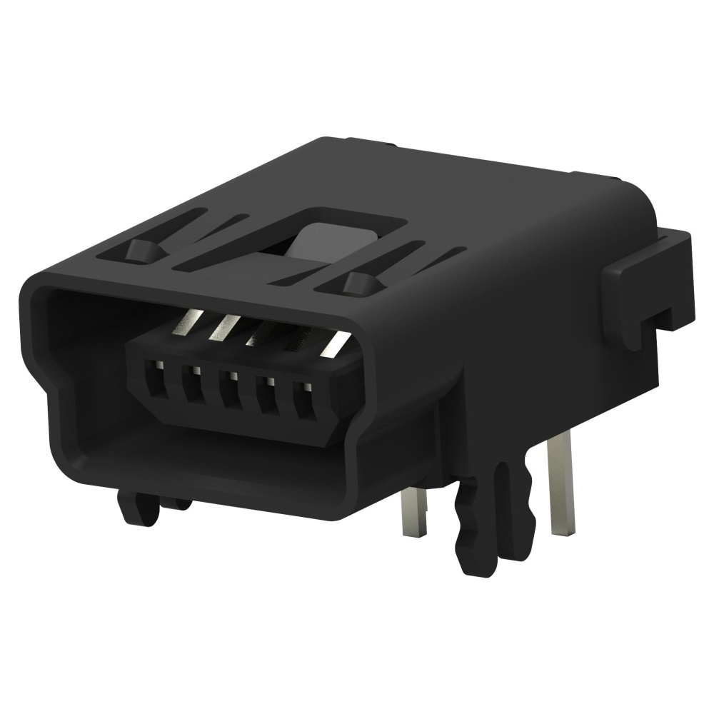 MINI USB CONN 2.0 TYPE B R/A RCPT 5P 1734510-2 AMP Connectors / TE ...