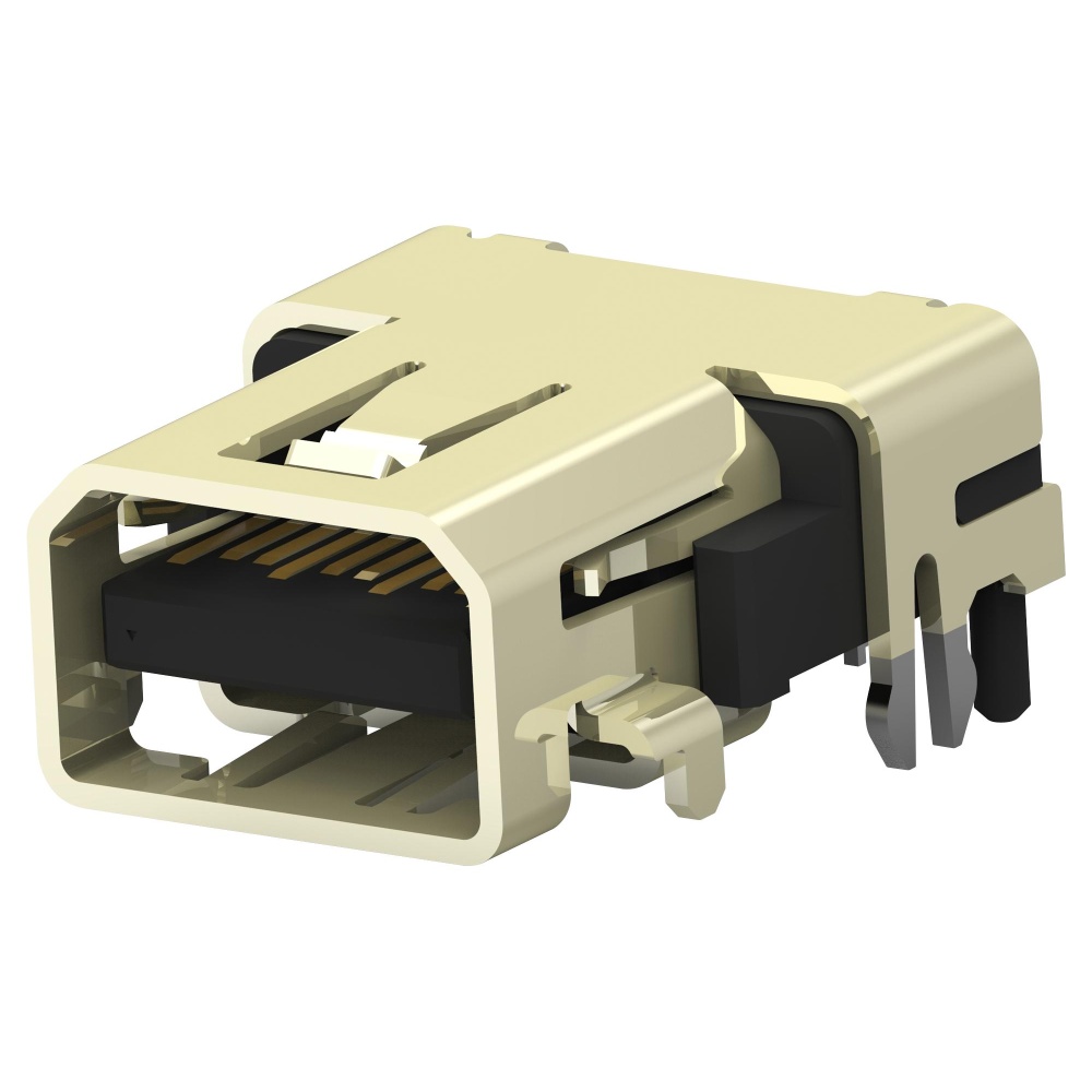 MINI DISPLAYPORT CONN R/A RCPT 20POS 2129320-3 TE Connectivity(Tyco ...