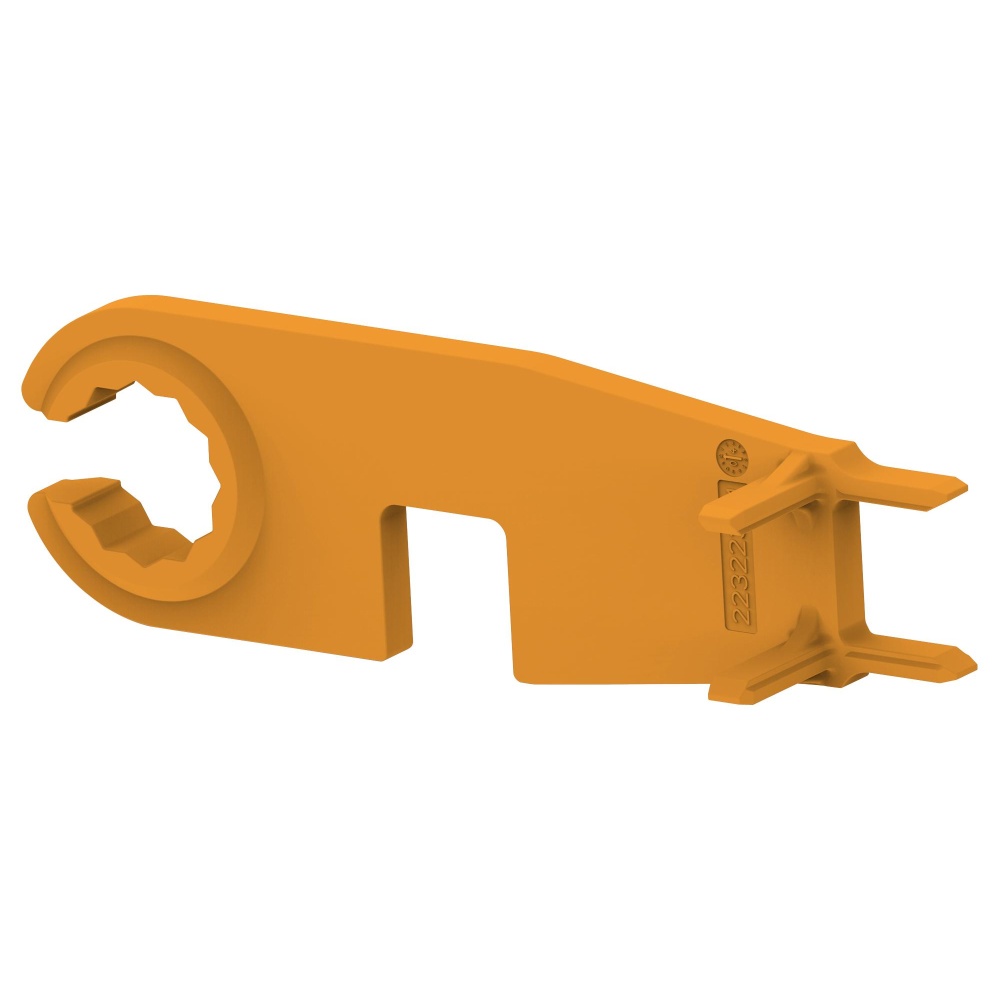 OPEN & NUT TIGHTEN TOOL ORANGE POLYMER 2232232-1 TE Connectivity(Tyco ...