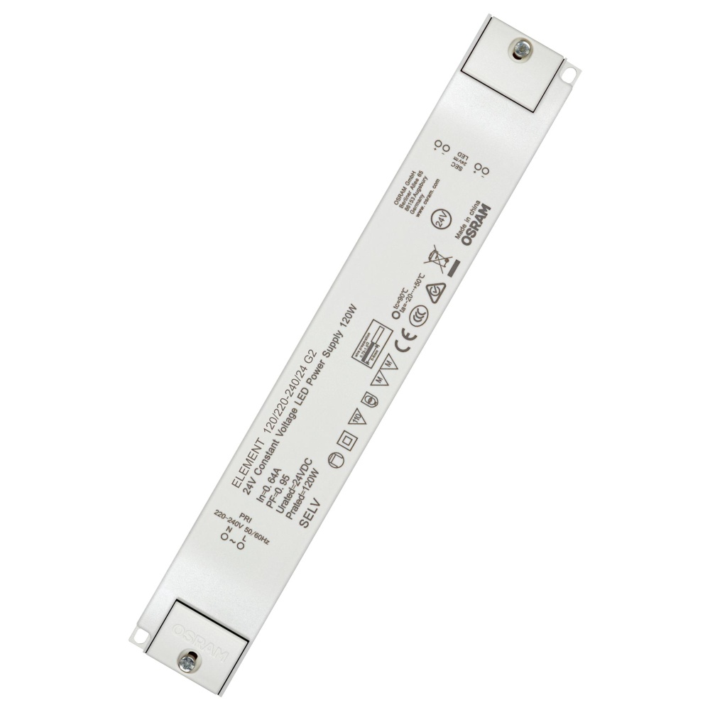 LED DRIVER/PSU CONSTANT VOLT 120W ELEMENT-120/220-240/24-G2 OSRAM製｜電子部品 ...