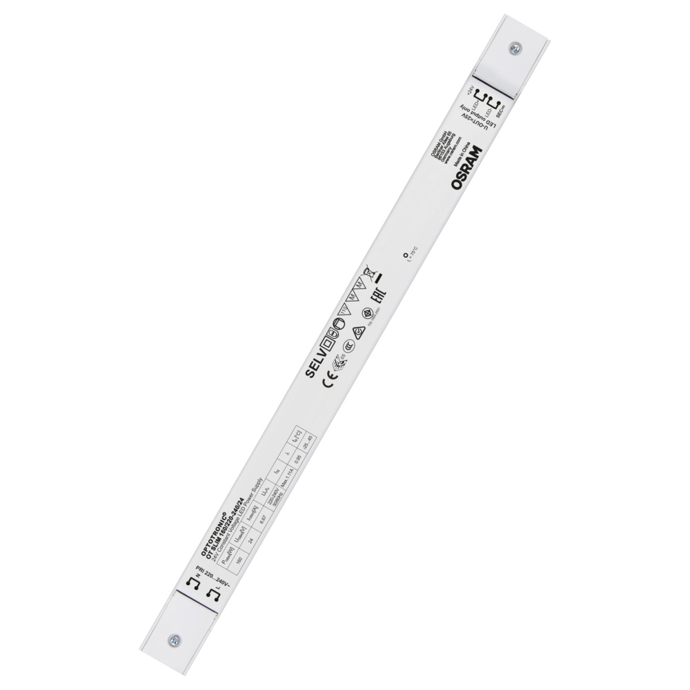 LED DRIVER/PSU CONSTANT VOLT 160W OT-SLIM-160/220-240/24 OSRAM製｜電子部品 ...