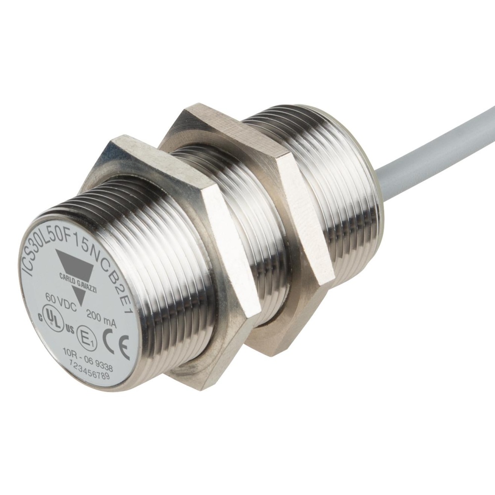 IND PROX SENSOR 15MM PNP/1NO M30X1.5 ICS30L50F15POB2E1 Carlo Gavazzi製 ...