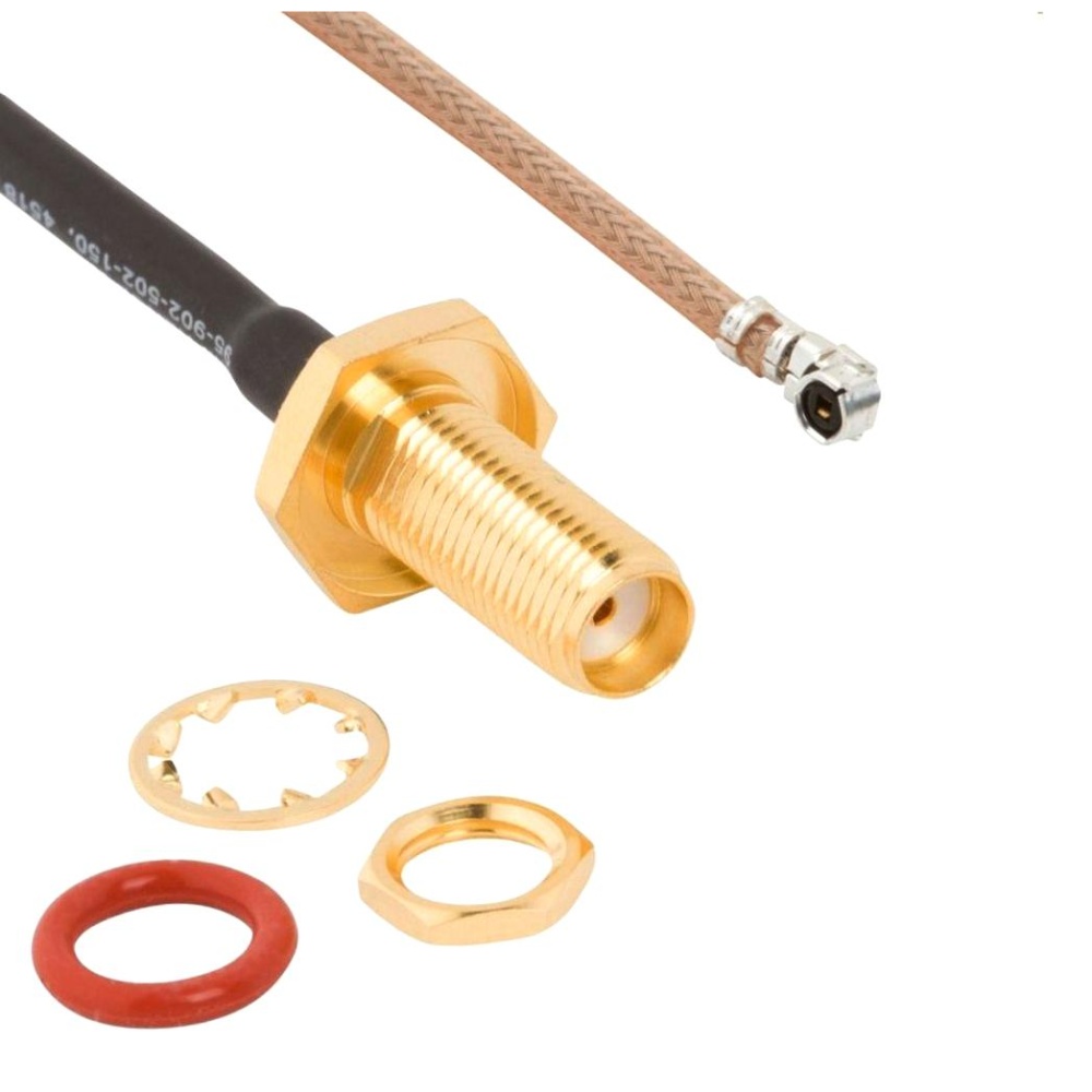 CABLE ASSY SMA JACK-AMC R/A PLUG 150MM 095-902-568-150 Amphenol RF製｜電子部品・半導体通販のマルツ