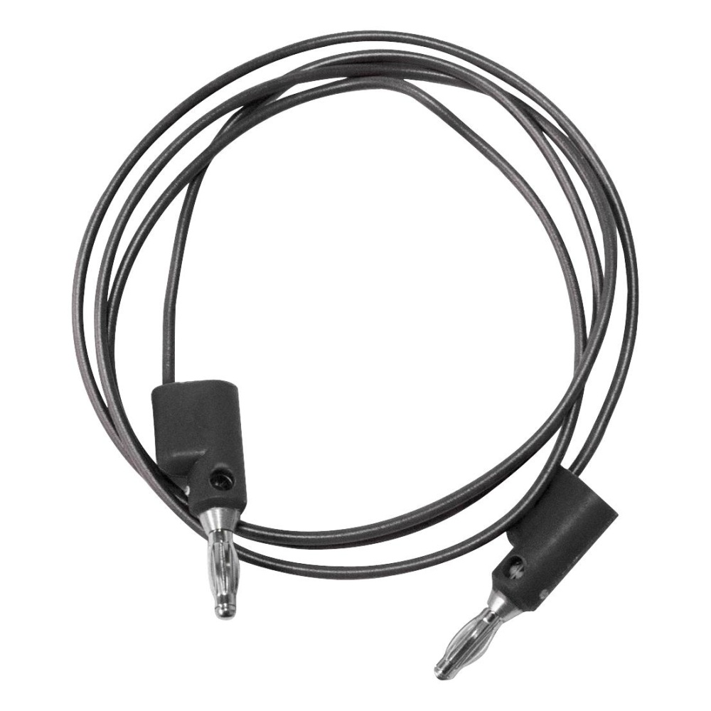 STACKABLE 4MM BANANA PLUG-PLUG BLK 24inch BU-2020-A-24-0 Mueller ...