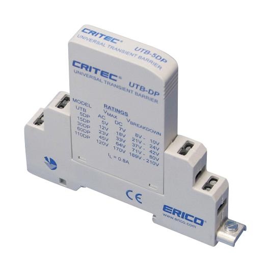 Universal Transient Barrier Dual Pair 3-10 VAC 5-15 VDC Un / Erico ...