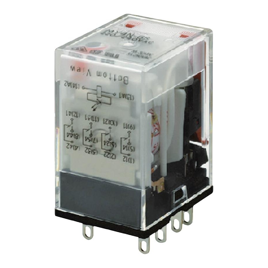 POWER RELAY 4PDT 220/240V 3A SOCKET MY4N-GS AC220/240 OMRON製｜電子部品・半導体通販のマルツ