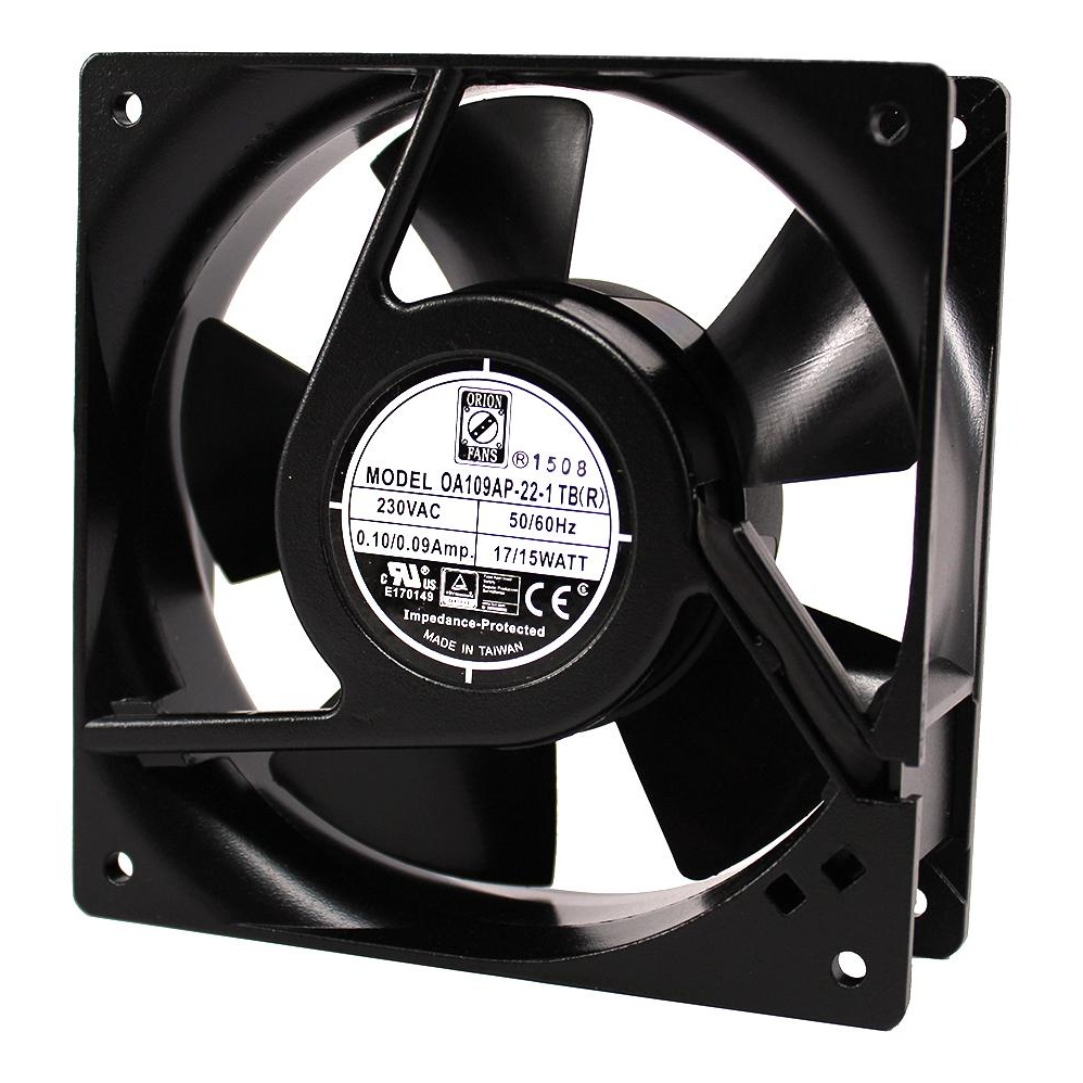 AC FAN BALL 120MM 3100RPM 230V OA109AP-22-1TBR Orion Fans製｜電子部品・半導体通販のマルツ
