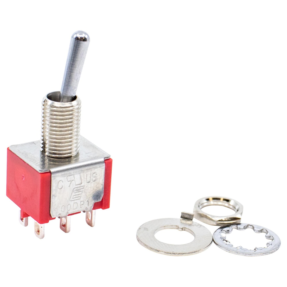 TOGGLE SWITCH DPDT 5A 120VAC 100DP1T1B1M1QEH E-Switch製｜電子部品・半導体通販のマルツ