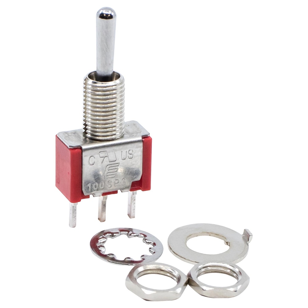 TOGGLE SWITCH SPDT 5A 120VAC 100SP3T1B1M2QEH E-Switch製｜電子部品・半導体通販のマルツ