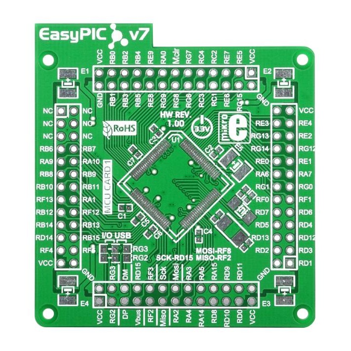PCB MCU CARD 100PIN TQFP 100MIL MIKROE-1289 MikroElektronika製｜電子部品・半導体通販のマルツ