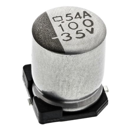 日本ケミコン コンデンサ 100μF、35V dc、EMVA350ADA101MF80G EMVA350ADA101MF80G 日本ケミコン製 ...