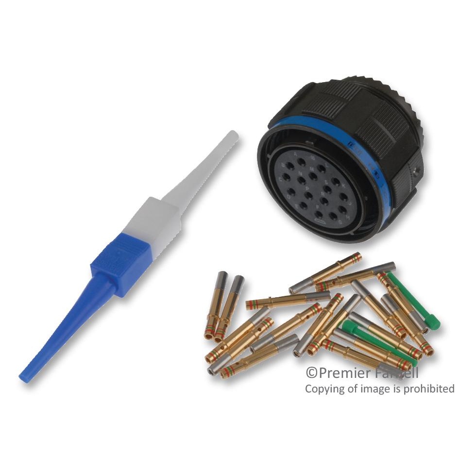 CIRCULAR CONNECTOR PLUG SIZE 21 16 POSITION CABLE D38999/26WG16SN ...