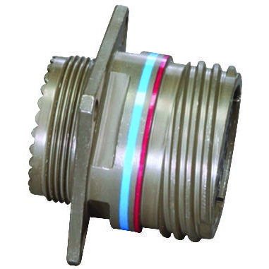 CIRCULAR CONNECTOR RECEPTACLE SIZE 17 6 POSITION WALL D38999/20FE6SN ...