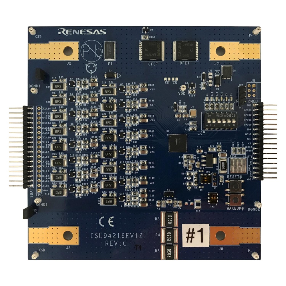 EVAL KIT BATTERY MANAGEMENT SYSTEM ISL94216EVKIT1Z ルネサスエレクトロニクス ...