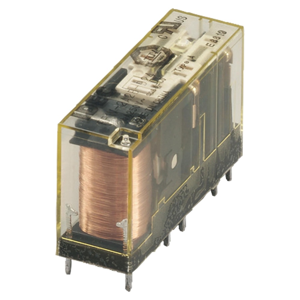 SAFETY RELAY DPST-NO/NC 24VDC 6A THT RF1V-2A2BL-D24 IDEC製｜電子部品・半導体通販のマルツ