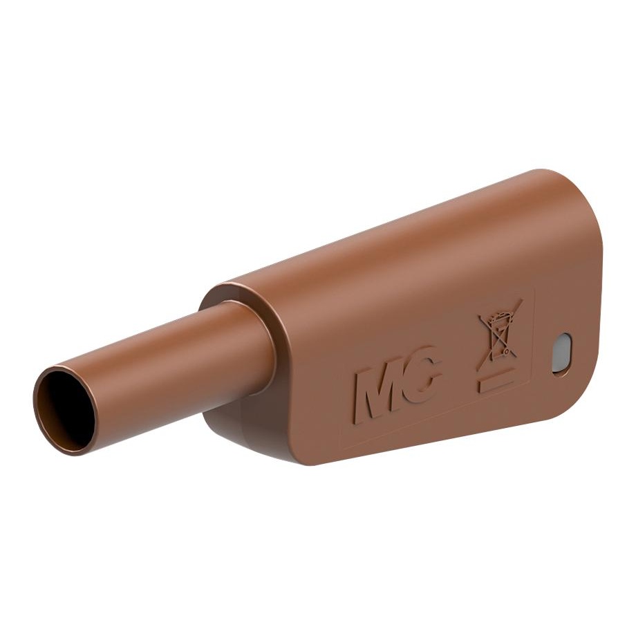 BANANA CONNECTOR BROWN PLUG 19A 66.2018-27 STAUBLI製｜電子部品・半導体通販のマルツ