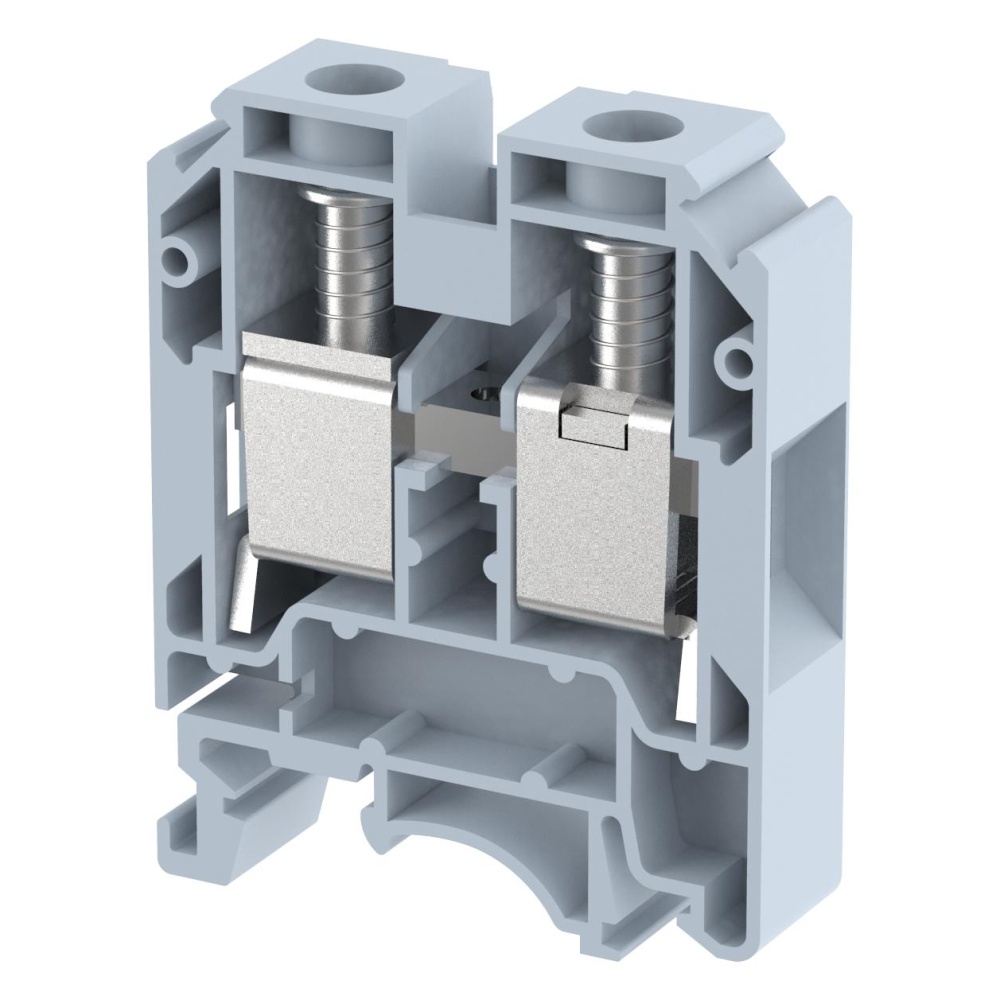 TERMINAL BLOCK DIN RAIL 2POS 2AWG KUT25/ GREY ELKAY製｜電子部品・半導体通販のマルツ