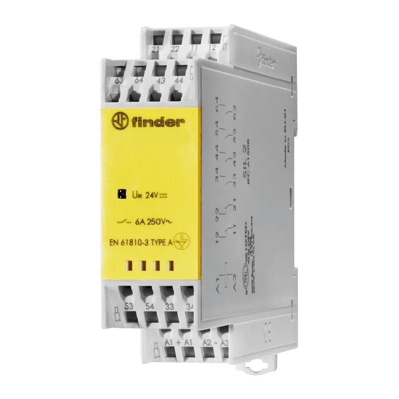 SAFETY RELAY 4PST-NO/DPST-NC 6A 12VDC 7S.16.9.012.5420 FINDER製｜電子部品・半導体 ...