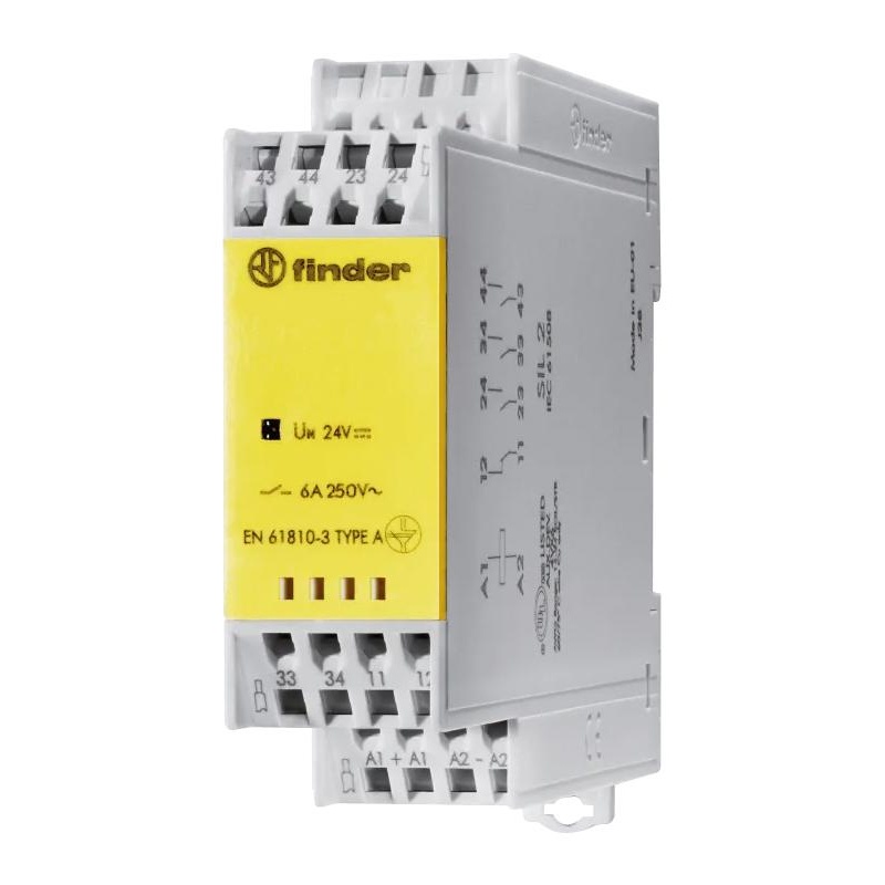 SAFETY RELAY 3PST-NO/SPST-NC 6A 12VDC 7S.34.9.012.4310 FINDER製｜電子部品・半導体 ...