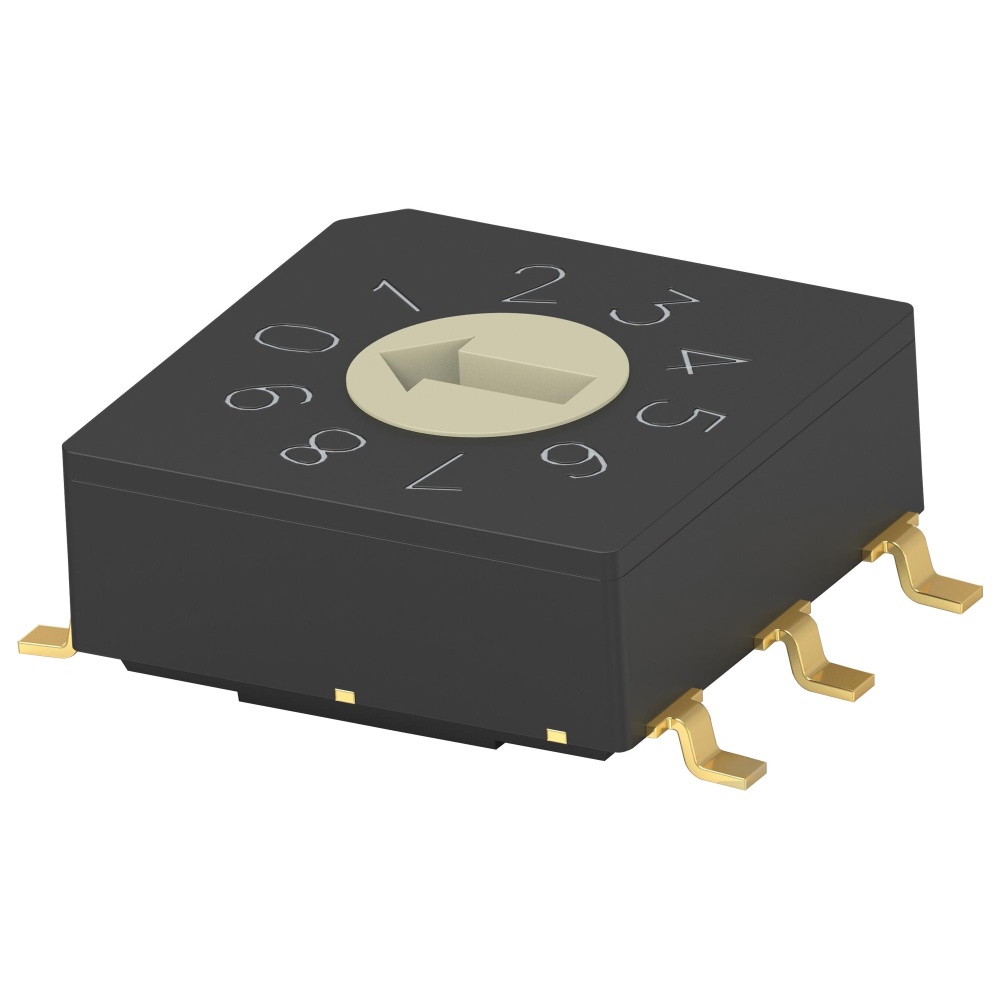 ROTARY CODED SW 10POS 0.02A/20V SMD MRSSV1DC10SMGWTR ALCOSWITCH ...