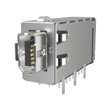 IX MAG RECEPTACLE R/A TYPE A JACK NDMA142100 Amphenol Communications ...