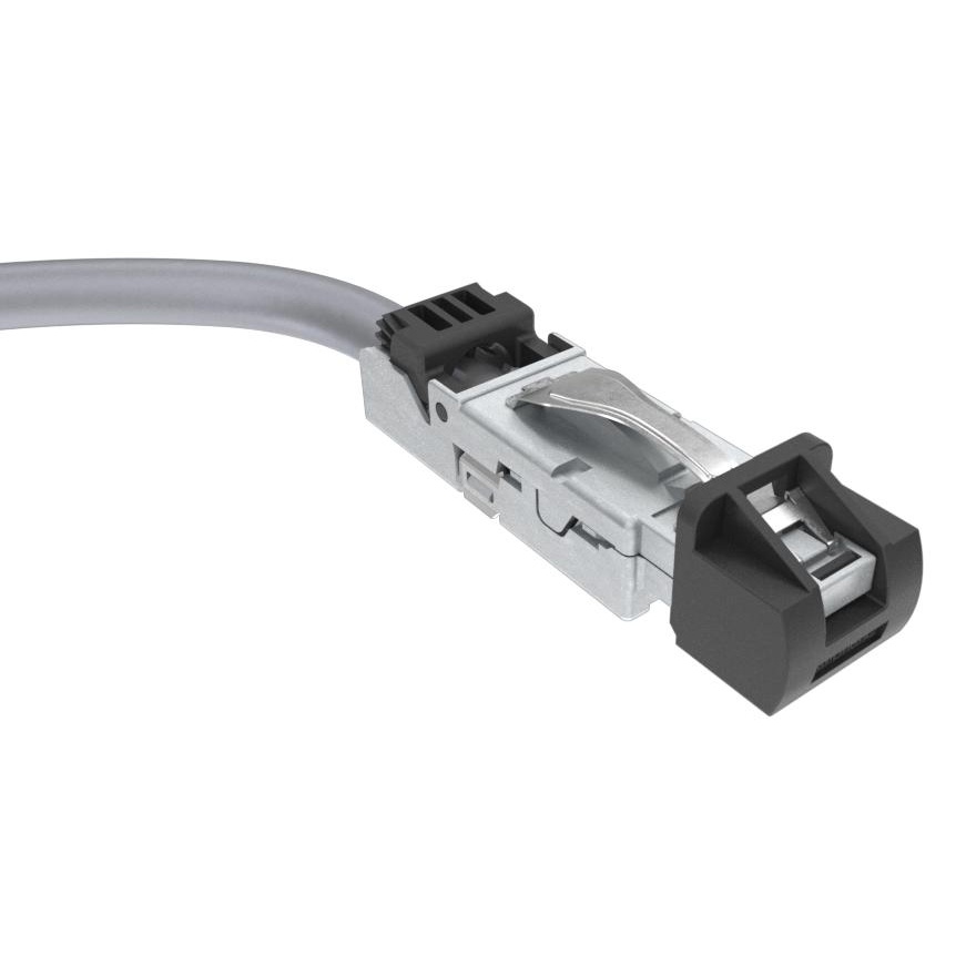 ENET CORD C6A RJ45 PLUG-FREE END 0.5M DRPC115009040 Amphenol ...