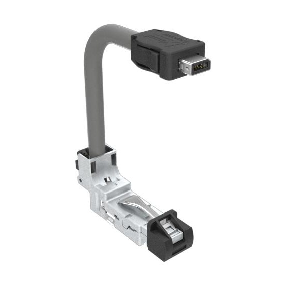 ENET CORD IX A PLUG-RJ45 R/A PLUG 1M DRPC51A005A40 Amphenol ...