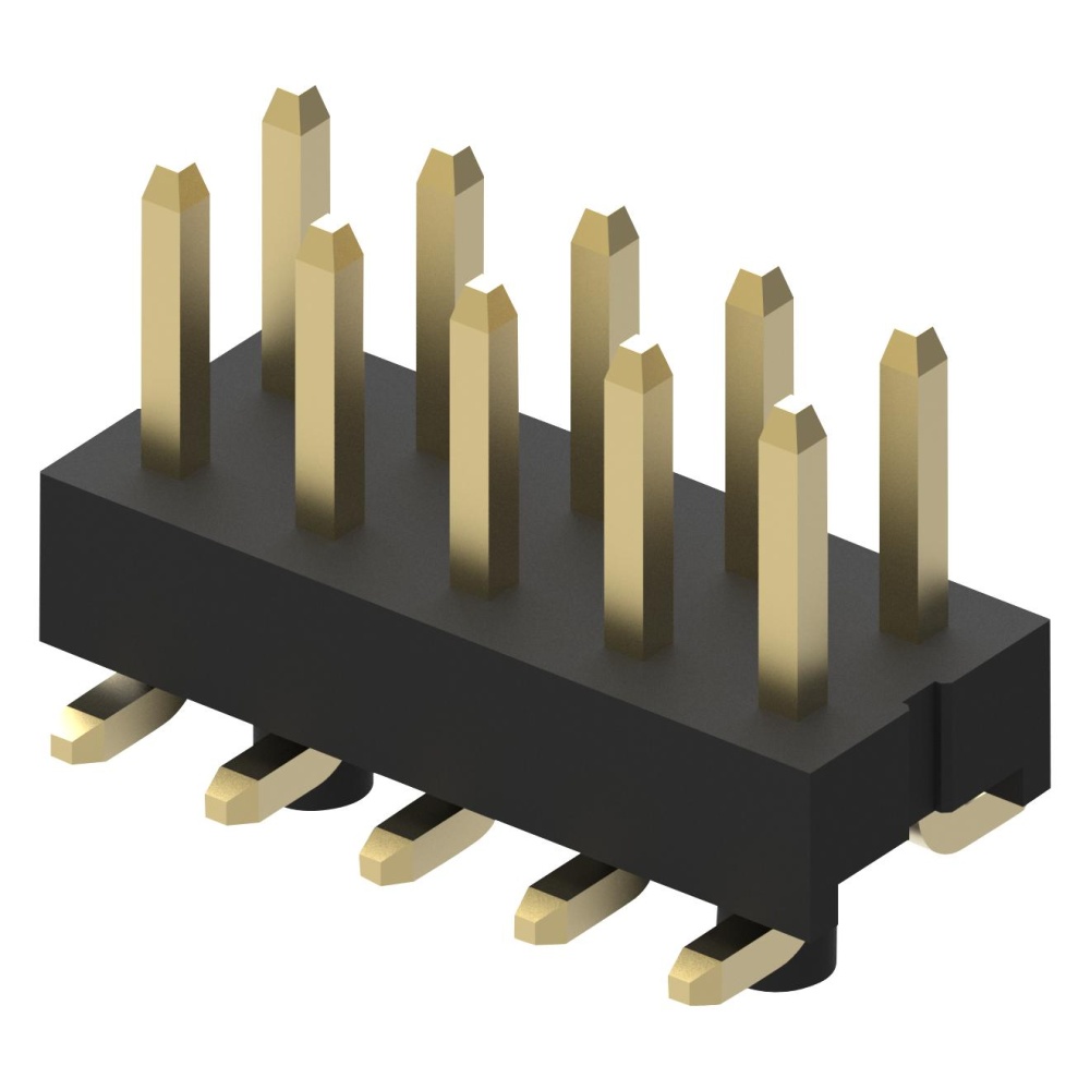 PIN HEADER 2MM 2ROW 18POS SMT BF030-18A-B0-0200-0277-0600-LB GCT ...