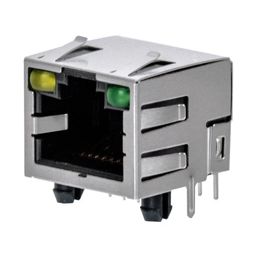 MODULAR CONN 8P8C R/A RJ45 JACK TH SS-90000-009 Stewart Connector製｜電子部品 ...