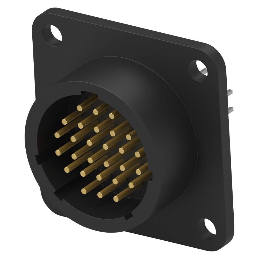 CIRCULAR CONNECTOR RCPT 28POS PCB PIN 1-207369-3 AMP Connectors / TE ...