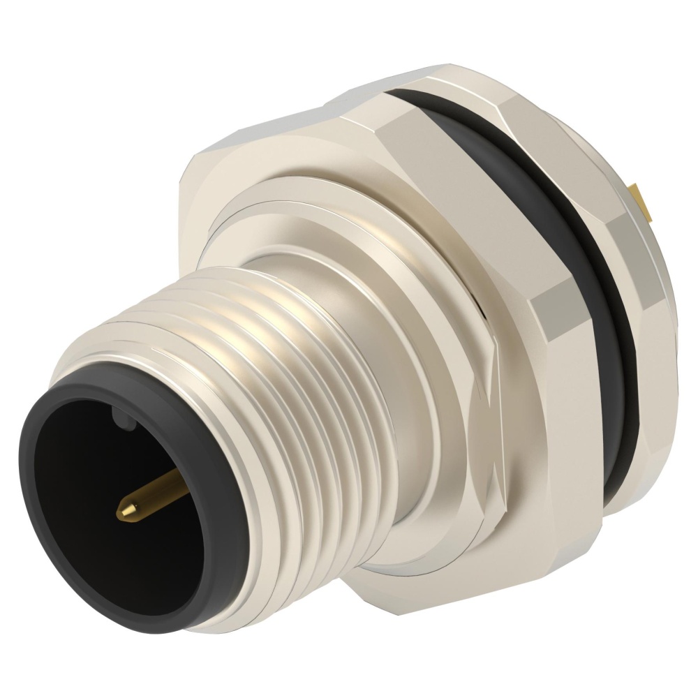 SENSOR CONN M12 PLUG 2POS PANEL T4130012021-000 TE Connectivity(Tyco ...