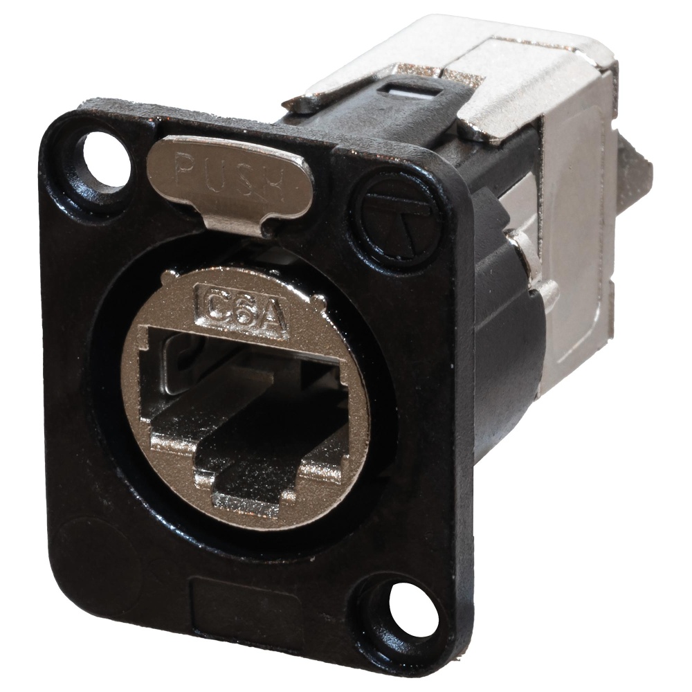 XLR TYP MOD CONN CAT6A RJ45 JACK PANEL SGDPMBK TUK製｜電子部品・半導体通販のマルツ