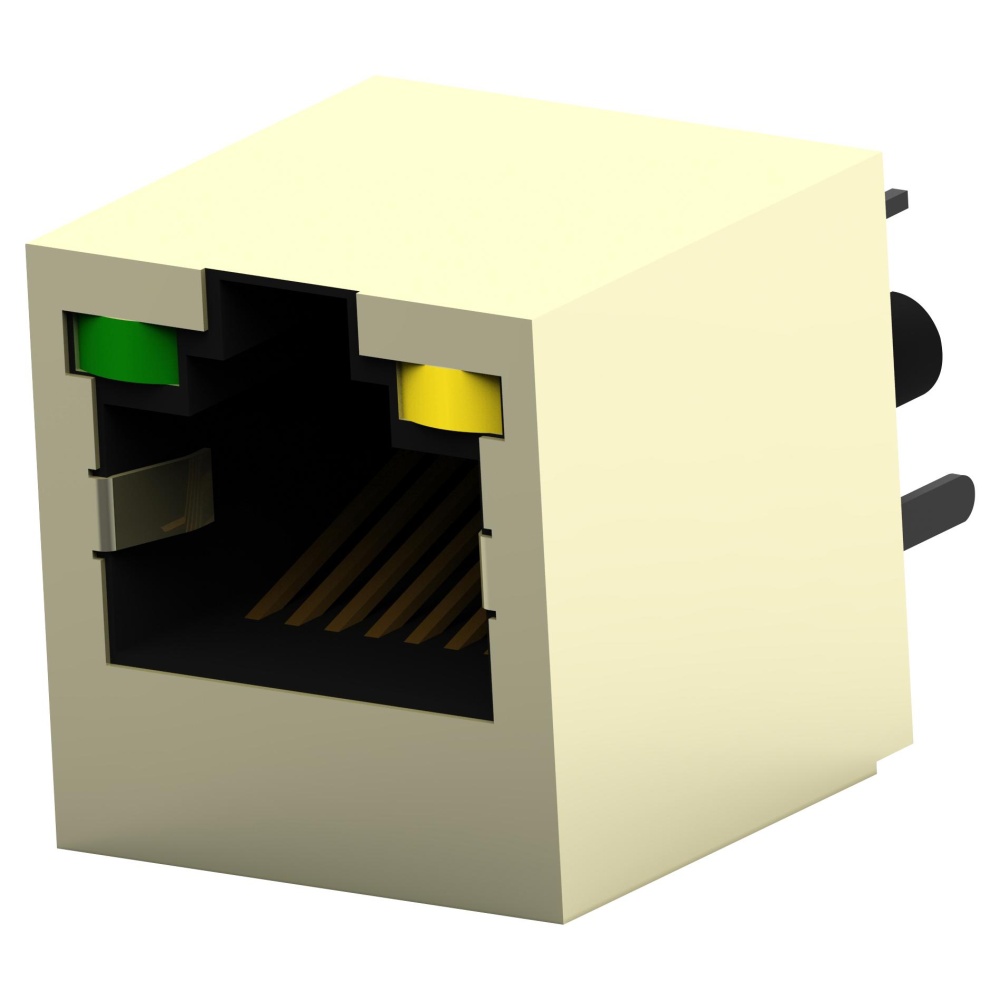 RJ45 CONN JACK 8P8C 1PORT CAT3 1734577-4 TE Connectivity(Tyco ...