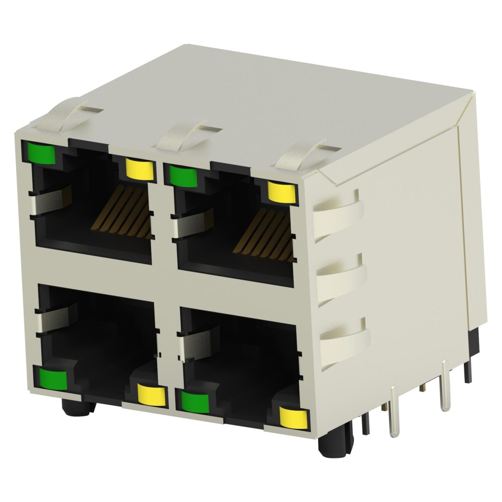 RJ45 CONN JACK 8P8C 2STACK CAT3 2041376-2 TE Connectivity(Tyco Electronics)製｜電子部品・半導体通販のマルツ