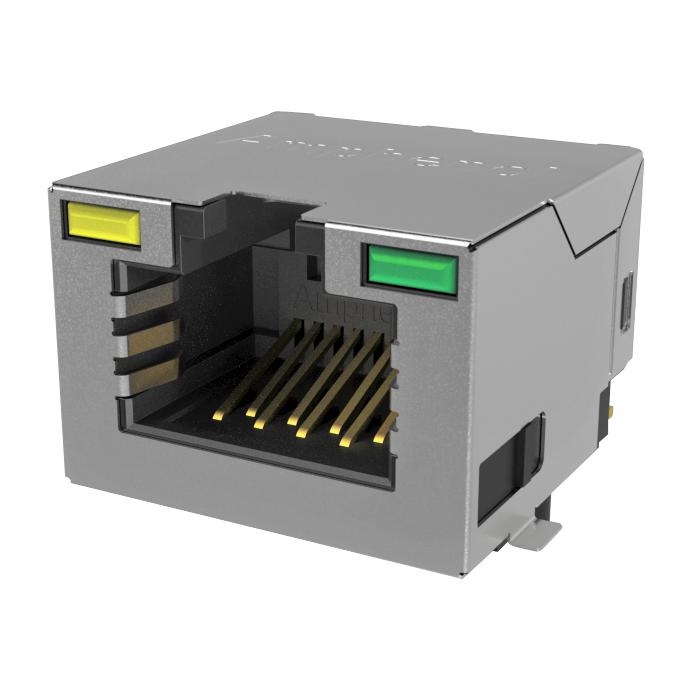 MODULAR CONN R/A JACK RJ45 8P8C RJE3B1886412 Amphenol Communications ...