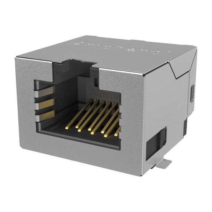 MODULAR CONN R/A JACK RJ45 8P8C RJE3C1886401 Amphenol Communications ...