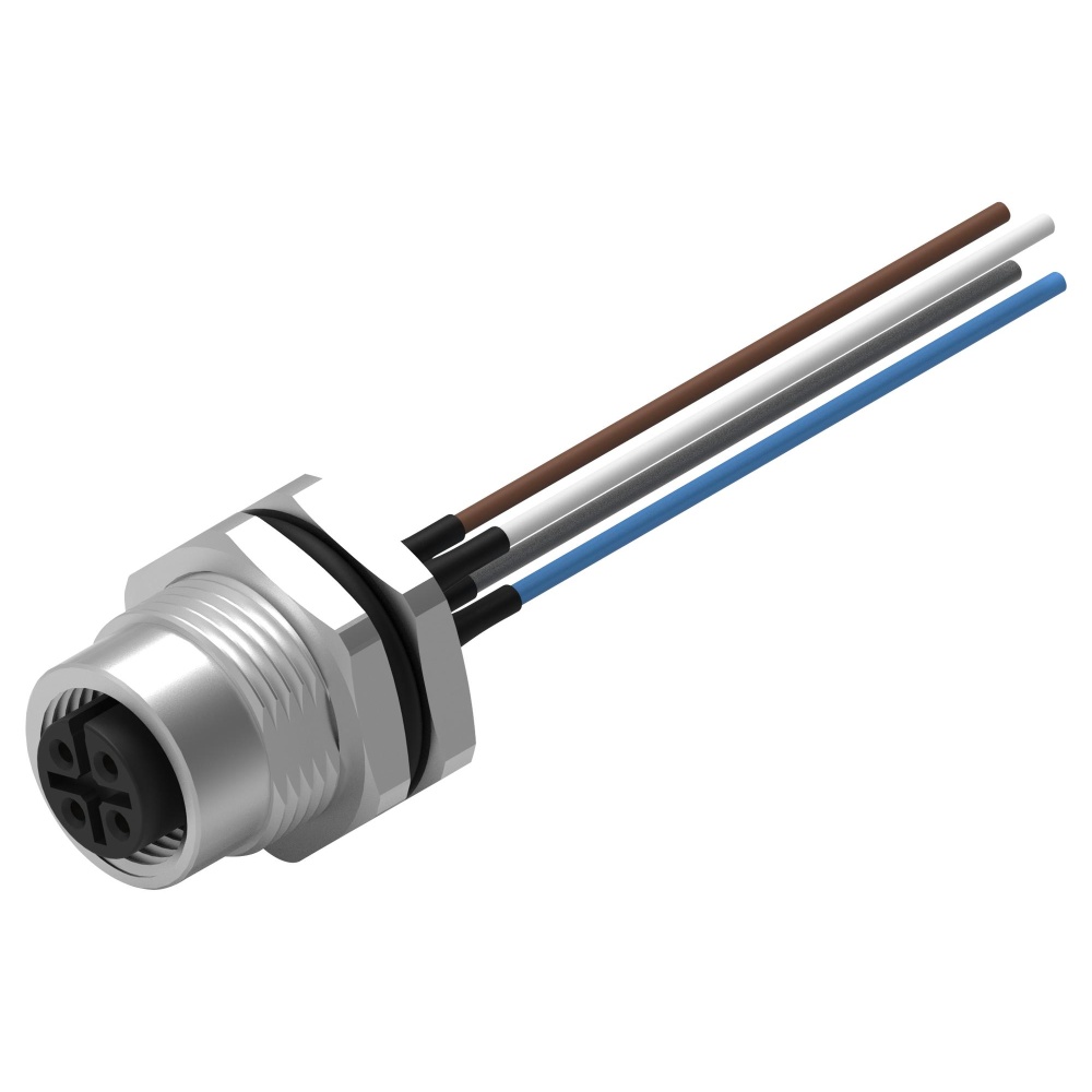 SENSOR CORD 4P M12 RCPT-FREE END 500MM 643462100604 WURTH ELEKTRONIK製 ...