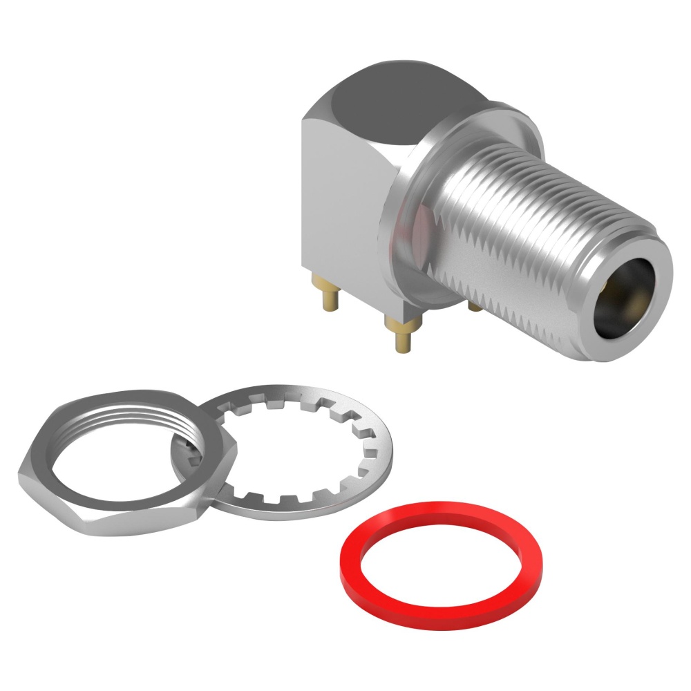 RF COAX CONN N R/A JACK 50 OHM PANEL 60411052241502 WURTH ELEKTRONIK製 ...